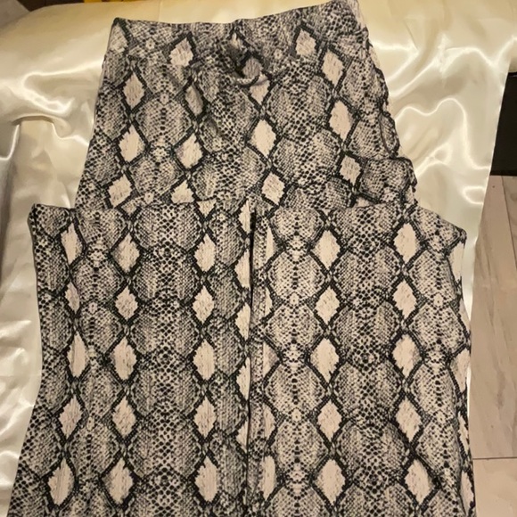 Timing | Pants & Jumpsuits | Snake Print Flare Pants | Poshmark